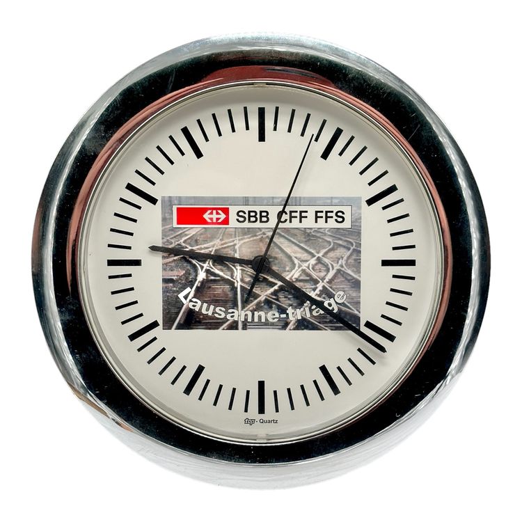 Horloge mural quartz CFF LAUSANNE TRIAGE par TOP (D'occasion) à Morges ...