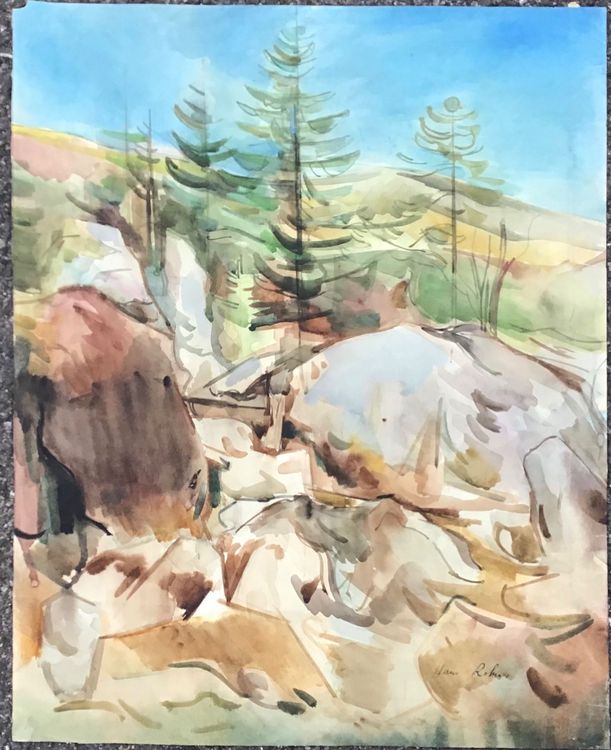 Hans ROHNER (1898-1972)orig.Aquarell | Kaufen auf Ricardo