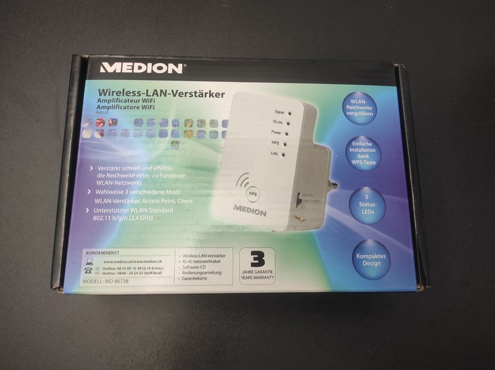 WLAN Verstärker Medion (Neu (gemäss Beschreibung)) in Hausen am Albis ...