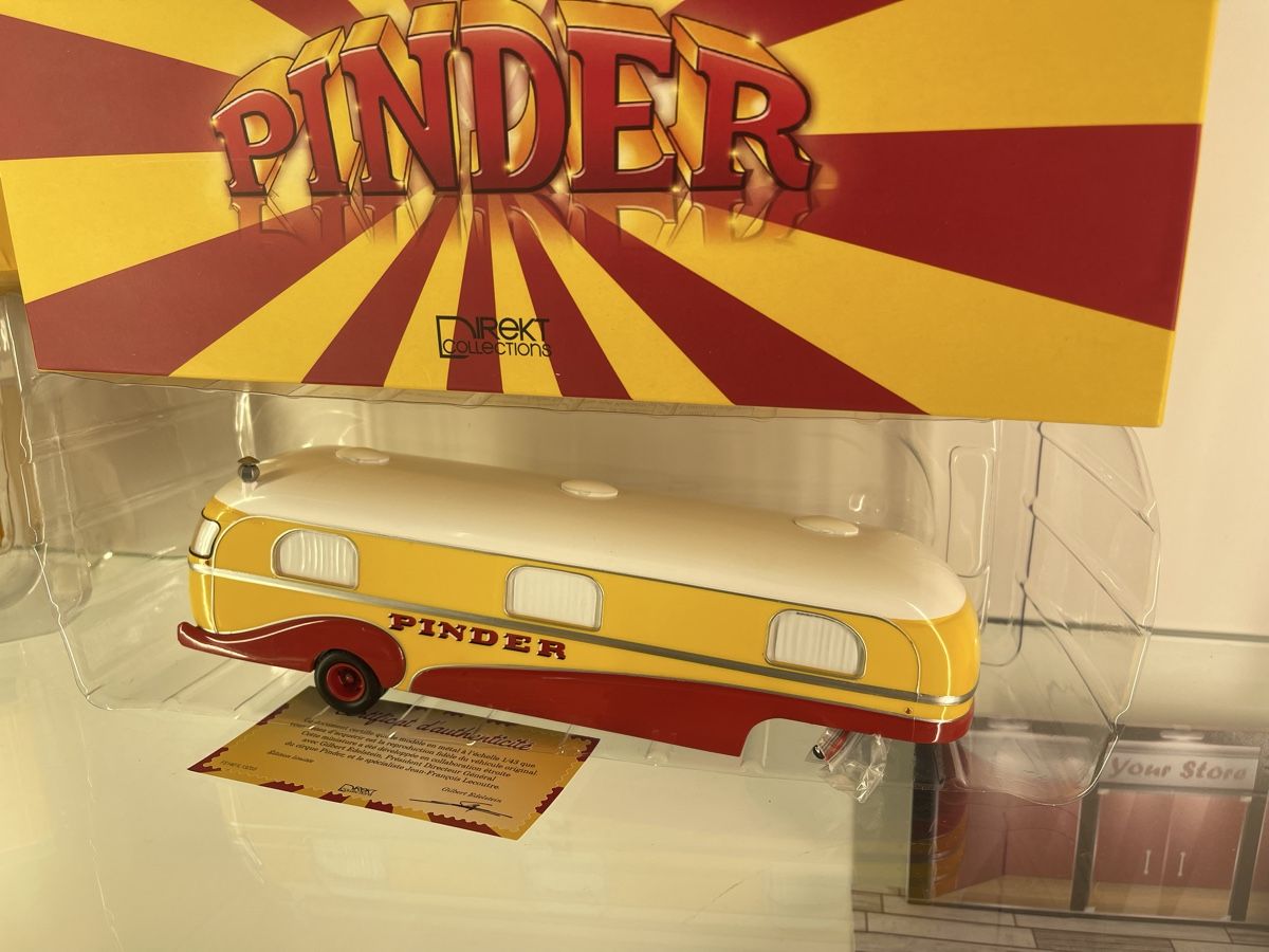 Pinder Zirkus Wohnwagen Modellauto - Rarität für Sammler! (Neu und ...