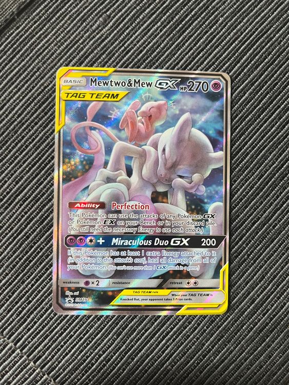 Pokemon Mewtwo Mew GX Promo SM 191 near Mint | Kaufen auf Ricardo