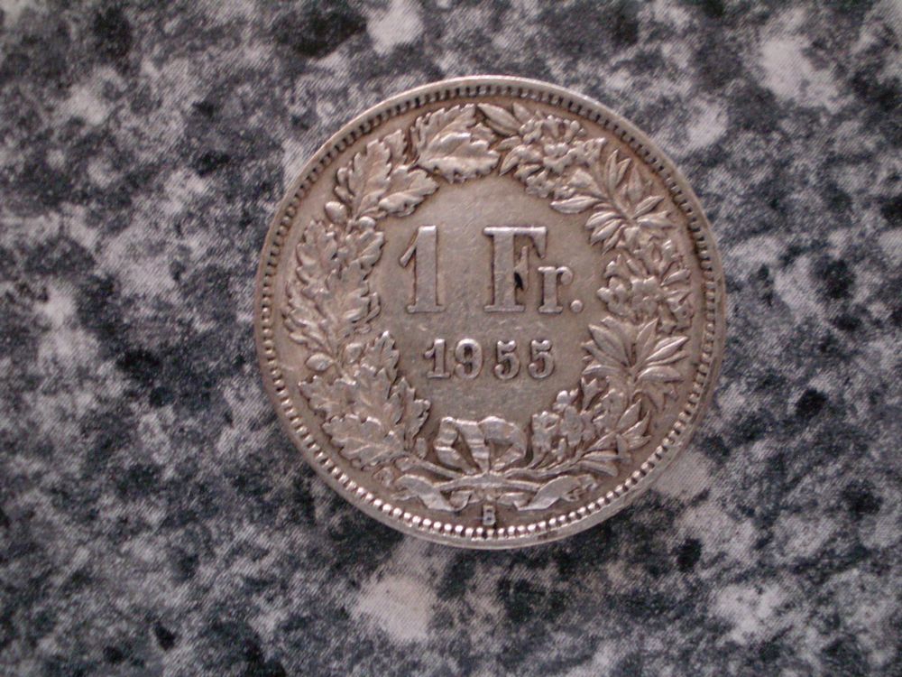 1 Fr. 1955 !!! sehr Rar !!! ab 1.- !!! (Gebraucht) in Dierikon für CHF 19 – mit Lieferung auf ...