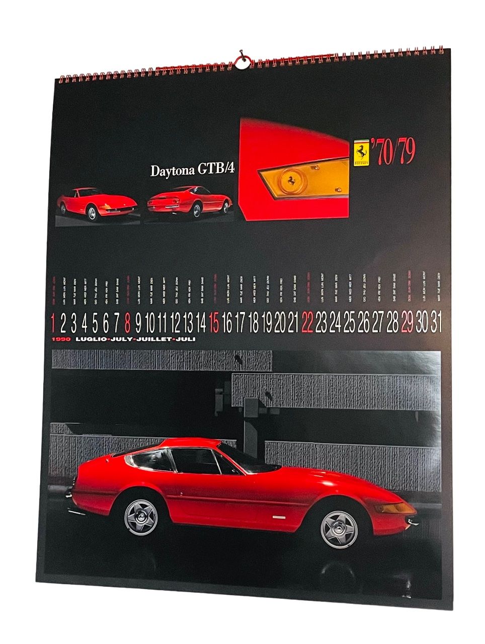 Idée Cadeau:Calendrier officiel FERRARI 1990-Edition limitée (Gebraucht ...