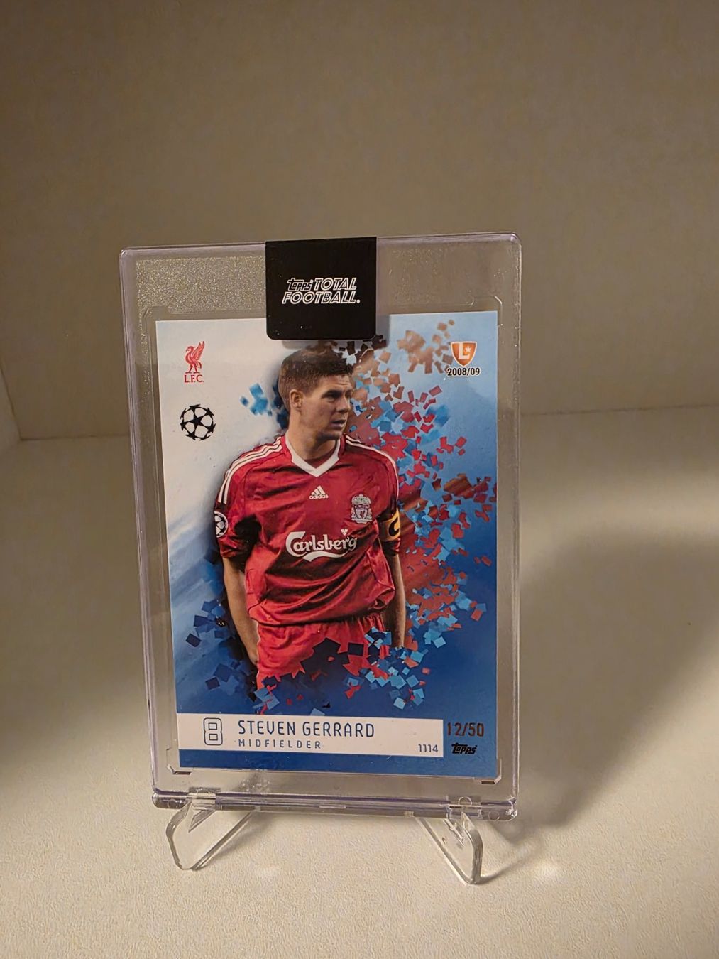 Steven Gerrard Topps Total Karte 12/50 - Rarität! (Neu und ...