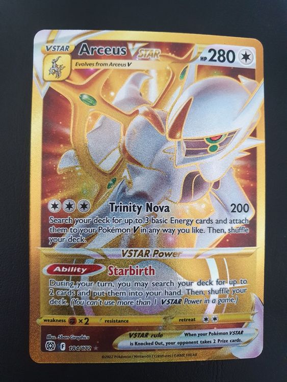 Arceus vstar gold 184/172 | Kaufen auf Ricardo