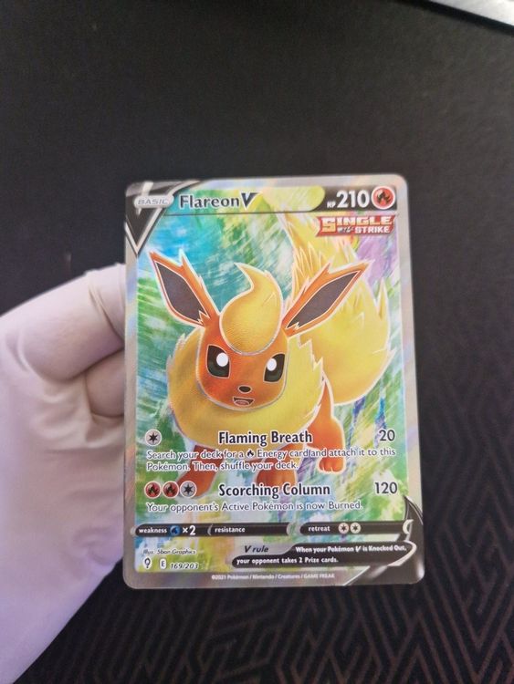 Flareon V Fullart Pokemon Karte (Gebraucht) in für CHF 6 – mit ...