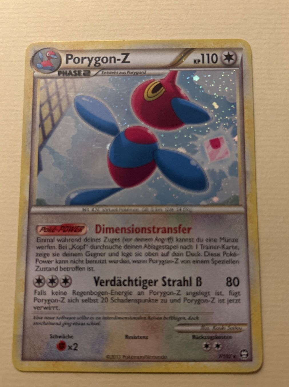 Porygon Z Holo (Gebraucht) in Krauchthal für CHF 1 – mit Lieferung auf ...