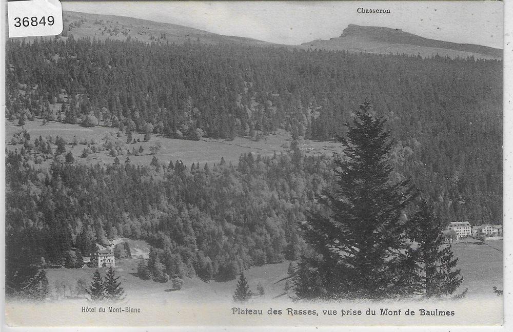 Plateau des Rasses, vue prise du Mont de Baulmes (Gebraucht) in Ettingen für CHF 2 – mit ...