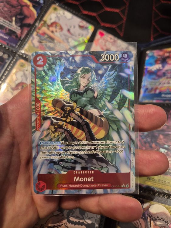 ONE PIECE MONET OP10-016 SR☆ (Neu (gemäss Beschreibung)) in Rolle für ...