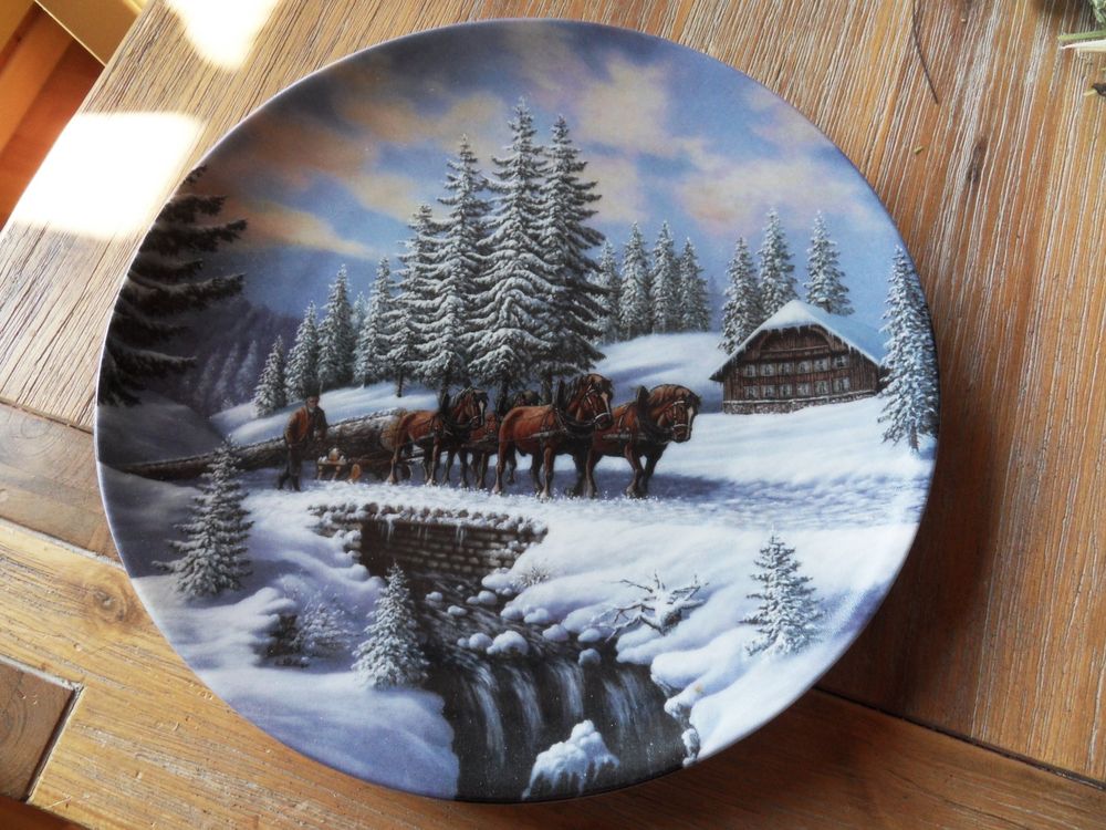Wandteller Holzfäller (Gebraucht) in Schongau für CHF 15 – mit ...