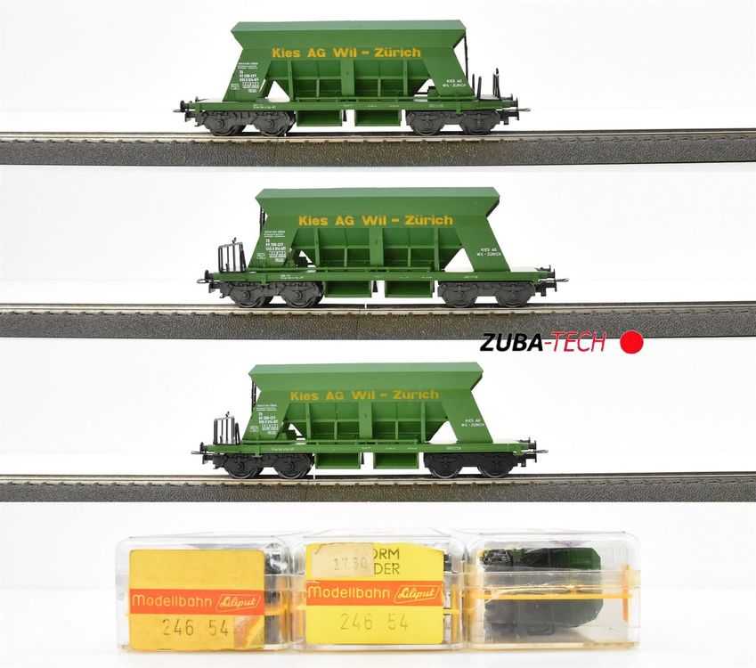 3x Liliput 24654 Kieswagen SBB H0 GS (Gebraucht) in St. Gallen für CHF 66 – mit Lieferung auf ...