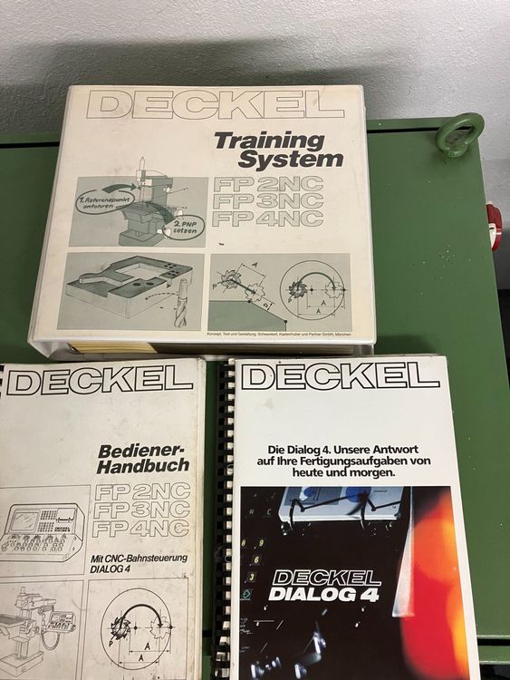 Fräsmaschine Deckel FP2 NC mit viel Zubehör + Dokumentation | Kaufen ...