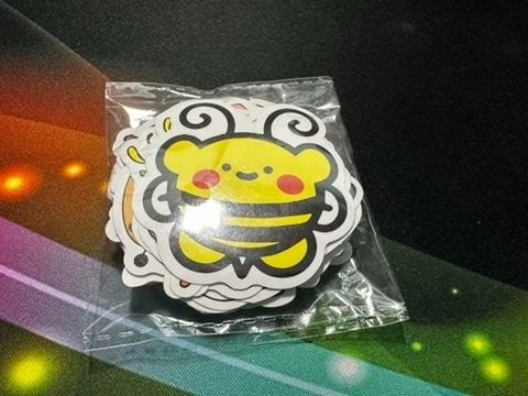 Bienen Stickers I 50 Stk. I Wasserdicht I Bee Stickers (Neu und ...