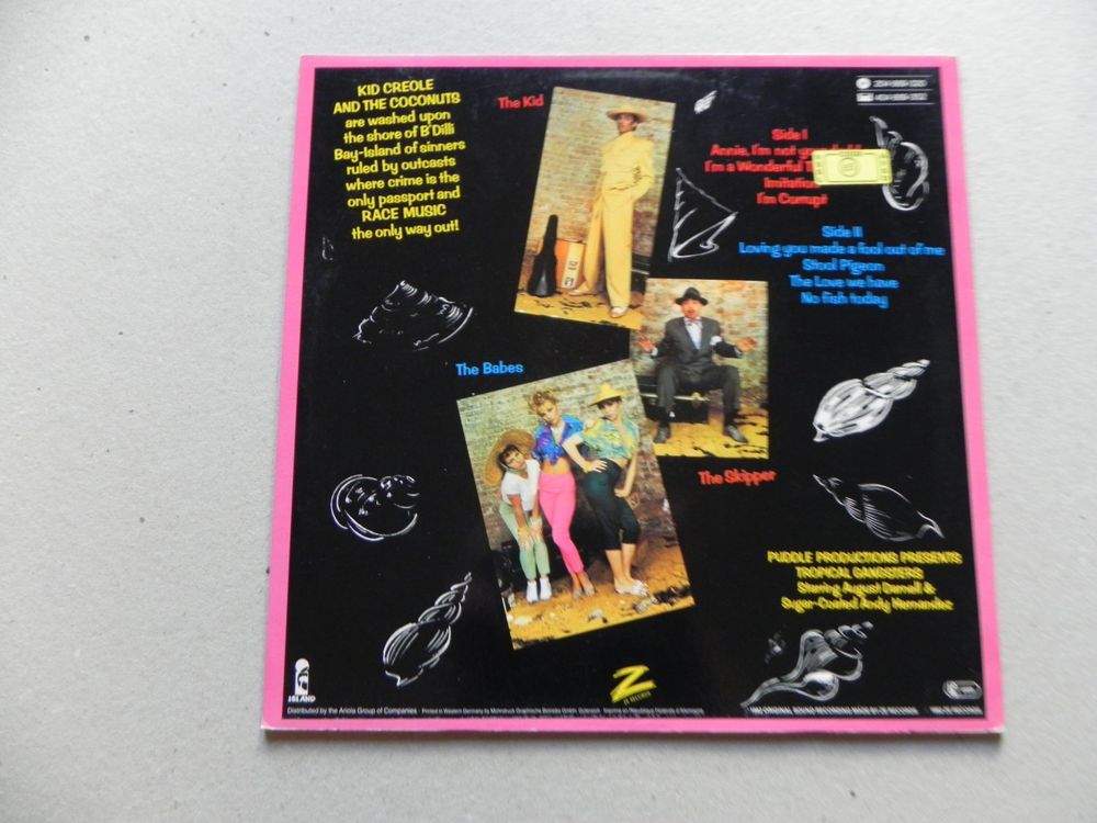 LP USA Electro Dance Pop Band Kid Creole & The Coconuts 1982 (Gebraucht ...