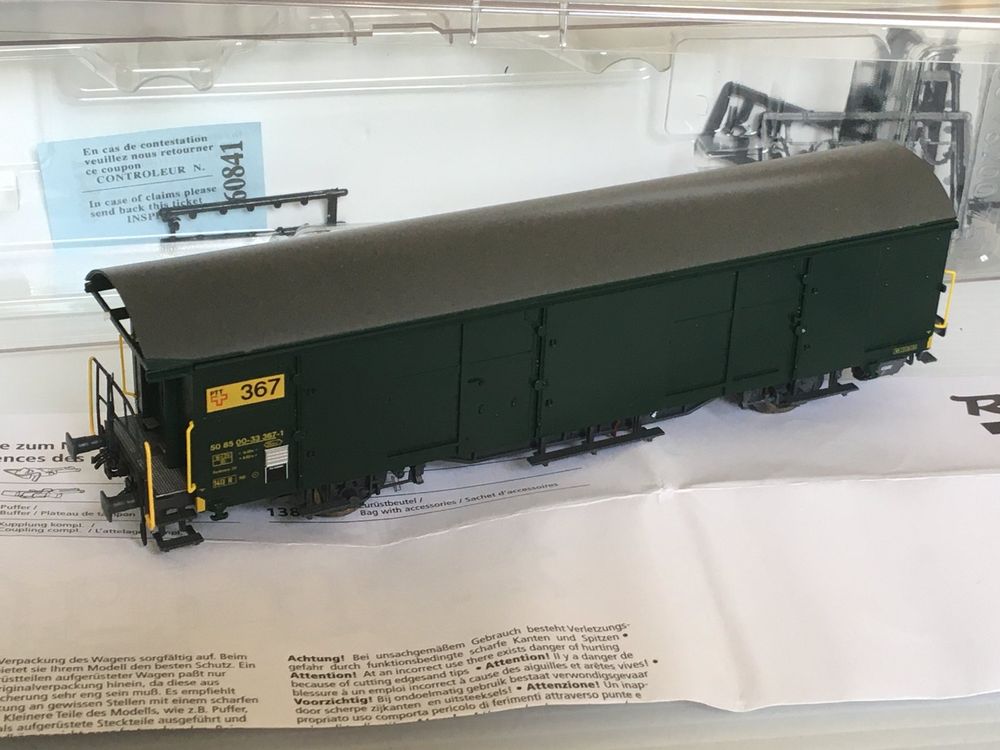 Postwagen Z2 PTT 367 Roco 67182 B H0 = OVP (Neu (gemäss Beschreibung ...