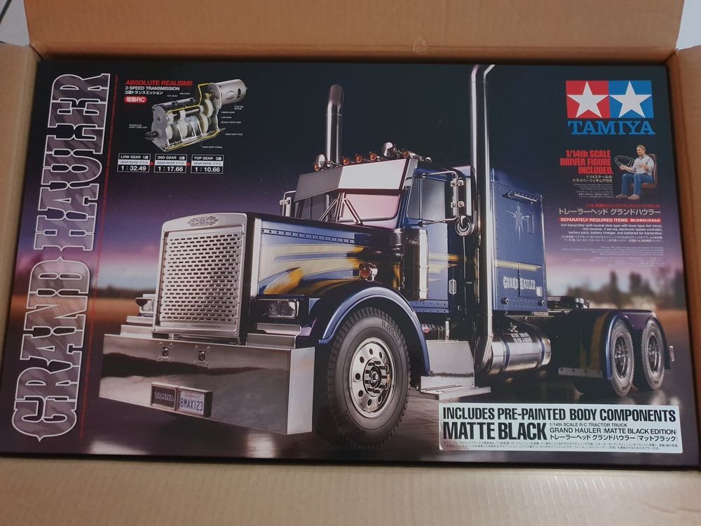 Tamiya Grand Hauler Truck ( Body Matte Black ab Werk ) | Kaufen auf Ricardo