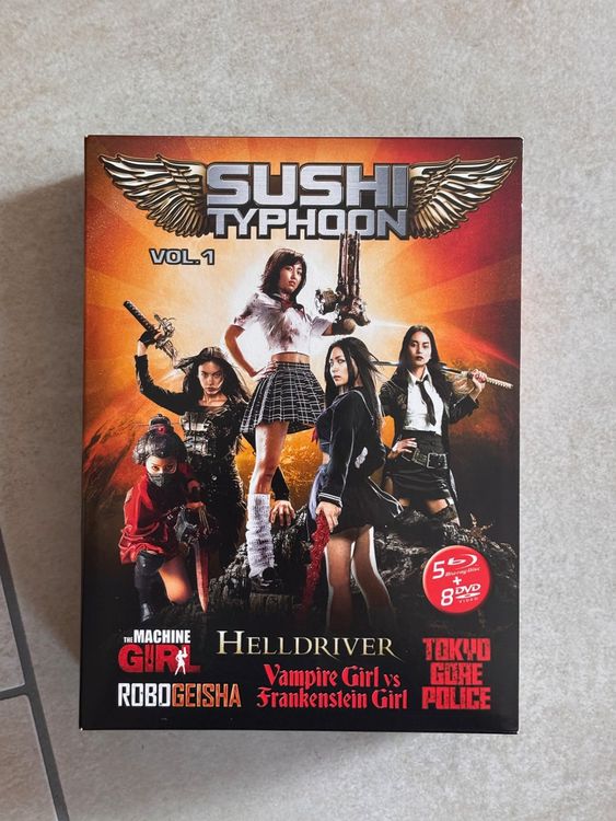 SUSHI TYPHOON – Coffret 5 films japonais gore et fun (Neuf (Voir ...