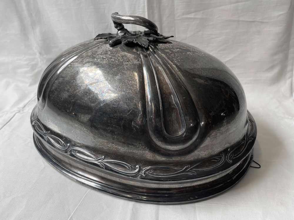 Sehr grosse antike Speiseglocke, Jugendstil | Kaufen auf Ricardo