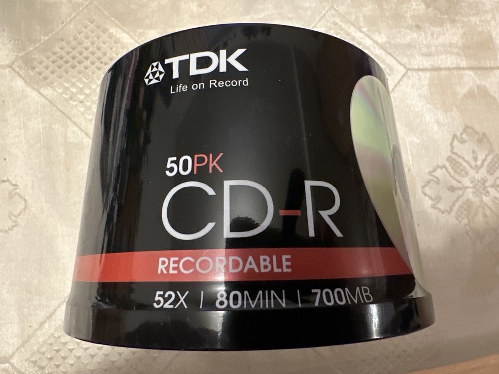 52x TDK CD-R Rohlinge 80min/700MB neu & originalverpackt (Neu und originalverpackt) in ...