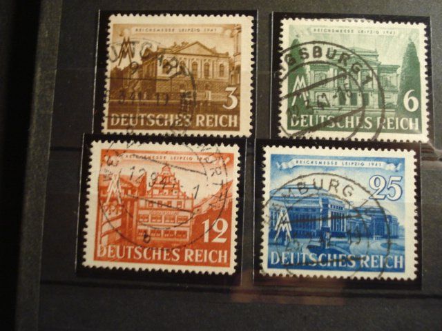 Satz Deutsches Reich, 1941, o, Reichsmesse Leipzig (Gebraucht) in Niederwil AG für CHF 1 – mit ...