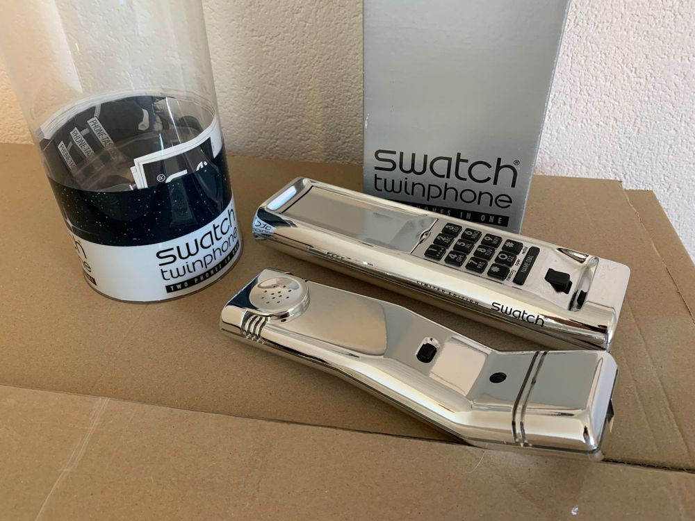 SWATCH Twin Telefon MERRY SILVER (Gebraucht) in Courlevon für CHF 70 ...