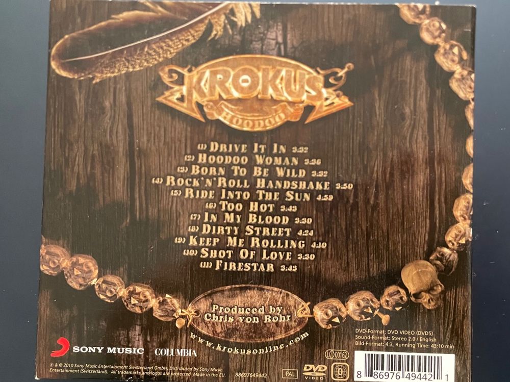 Krokus - Hoodoo CD - Classic Hard Rock / Swiss Metal (Gebraucht) in ...