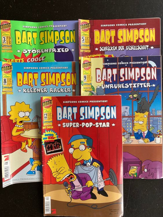 5 Bart Simpson Comichefte (JG 2001-2004) (Gebraucht) in st.gallen für ...