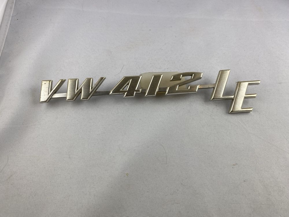 VW 412 LE Emblem, Metall, Teilenummer 411 853 687 C (Gebraucht) in ...