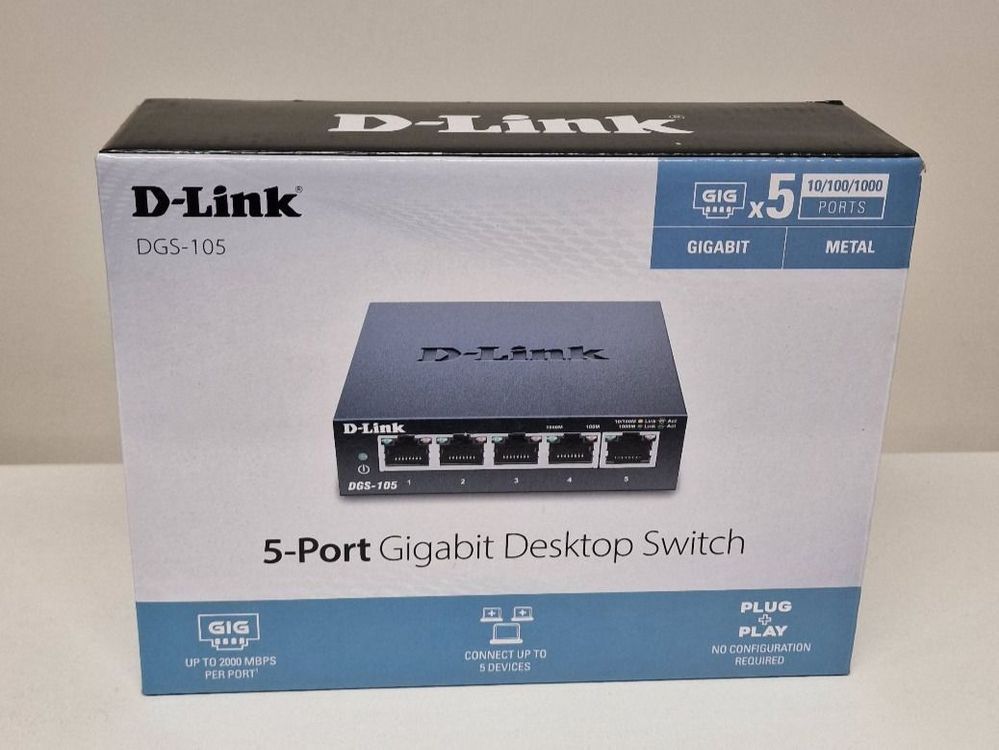 D-Link DGS-105 (Neu und originalverpackt) in Alpnach-Dorf für CHF 10 ...