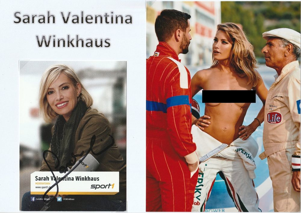 Sarah Valentina Winkhaus / Originalautogramm (Gebraucht) in für CHF 12 – mit Lieferung auf ...