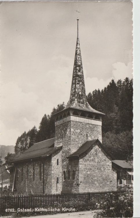 BE 116 Gstaad • Katholische Kirche, 1954 (Gebraucht) in Freienbach für CHF 0.2 – mit Lieferung ...