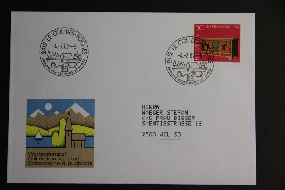 Schweiz 1987 - Le col-des-roches (Neu (gemäss Beschreibung)) in Jona für CHF 0.5 – mit Lieferung ...