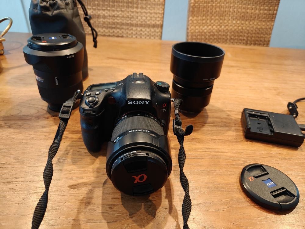 Sony Alpha 77 SLT mit 3 Objektiven (Gebraucht) in Eschenbach SG für CHF ...
