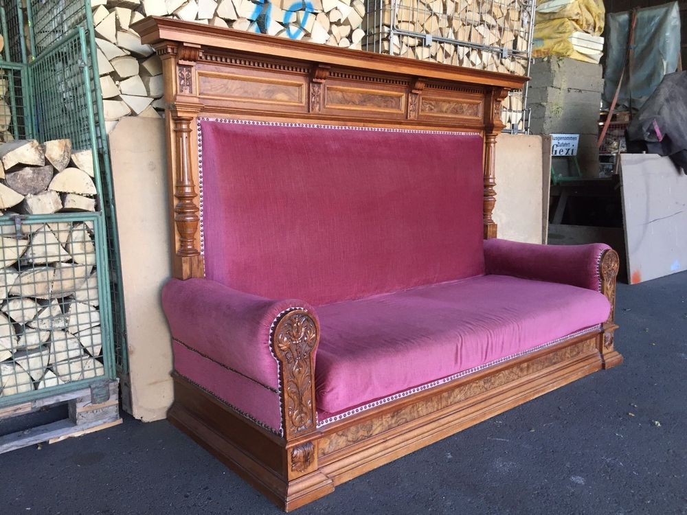Sofa antik Nussbaum | Kaufen auf Ricardo