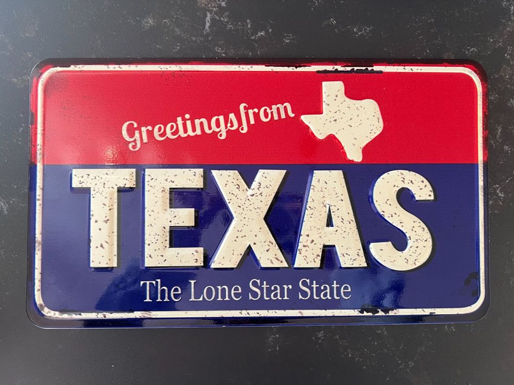 Texas Deko Schild Gartenstecker USA Garten Deko (Neu und ...