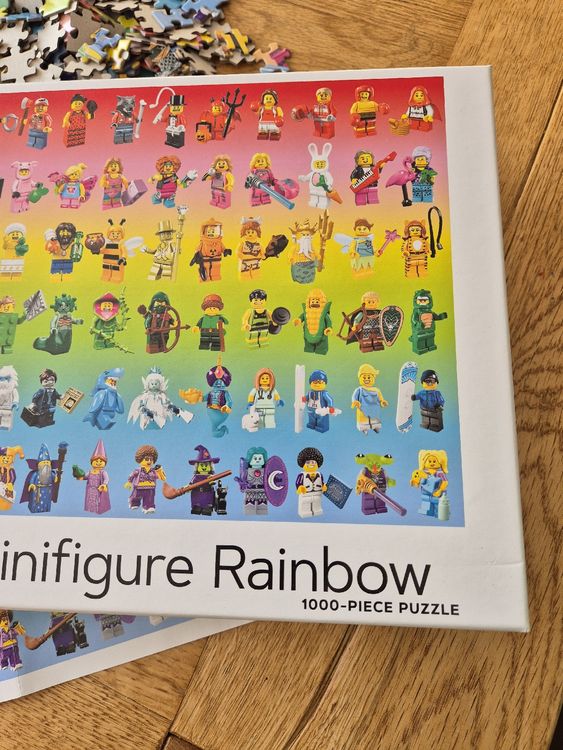 LEGO Minifigure Rainbow Puzzle 🌈, 1000 Teile, komplett! (Neu (gemäss ...