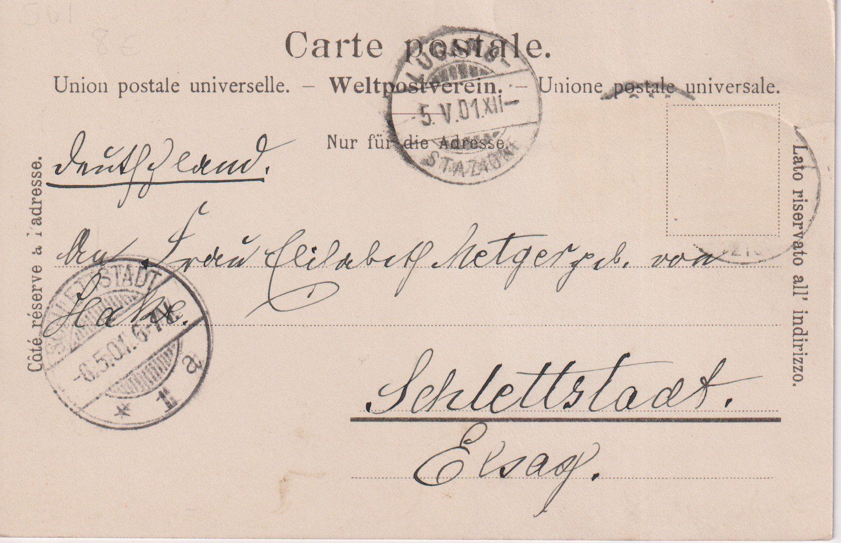 AK Lugano - Hôtel Beau Regard, 1901 (Usato) a Riva San Vitale per CHF ...