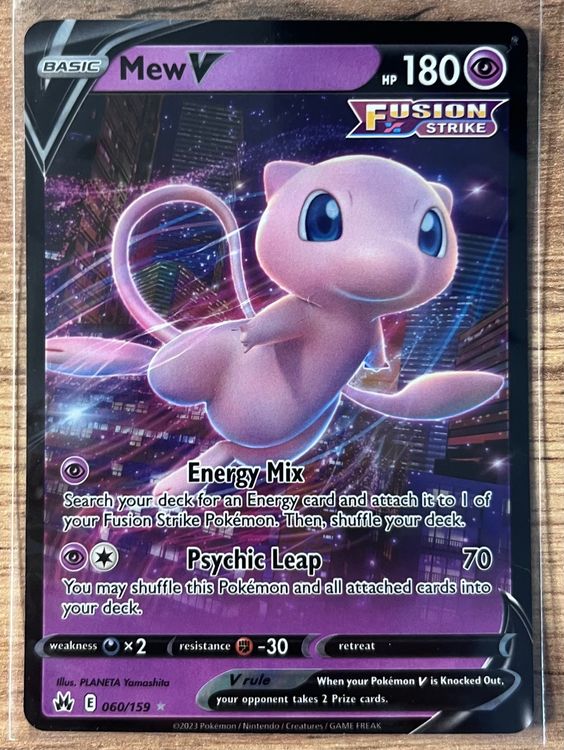 Mew V 60/159 Pokemon Crown Zenith (Gebraucht) in Andelfingen für CHF 2 ...