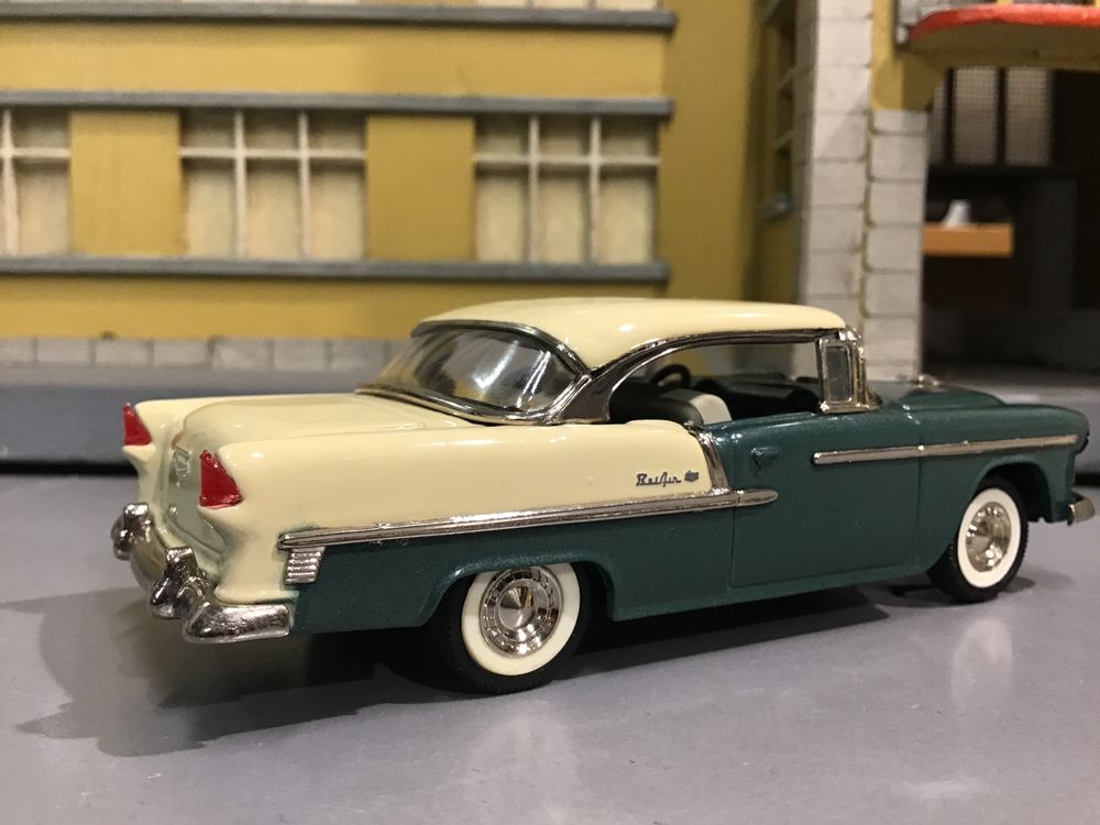 CHEVROLET 1955 ROSA MODELS 1:43 METALL | Kaufen auf Ricardo
