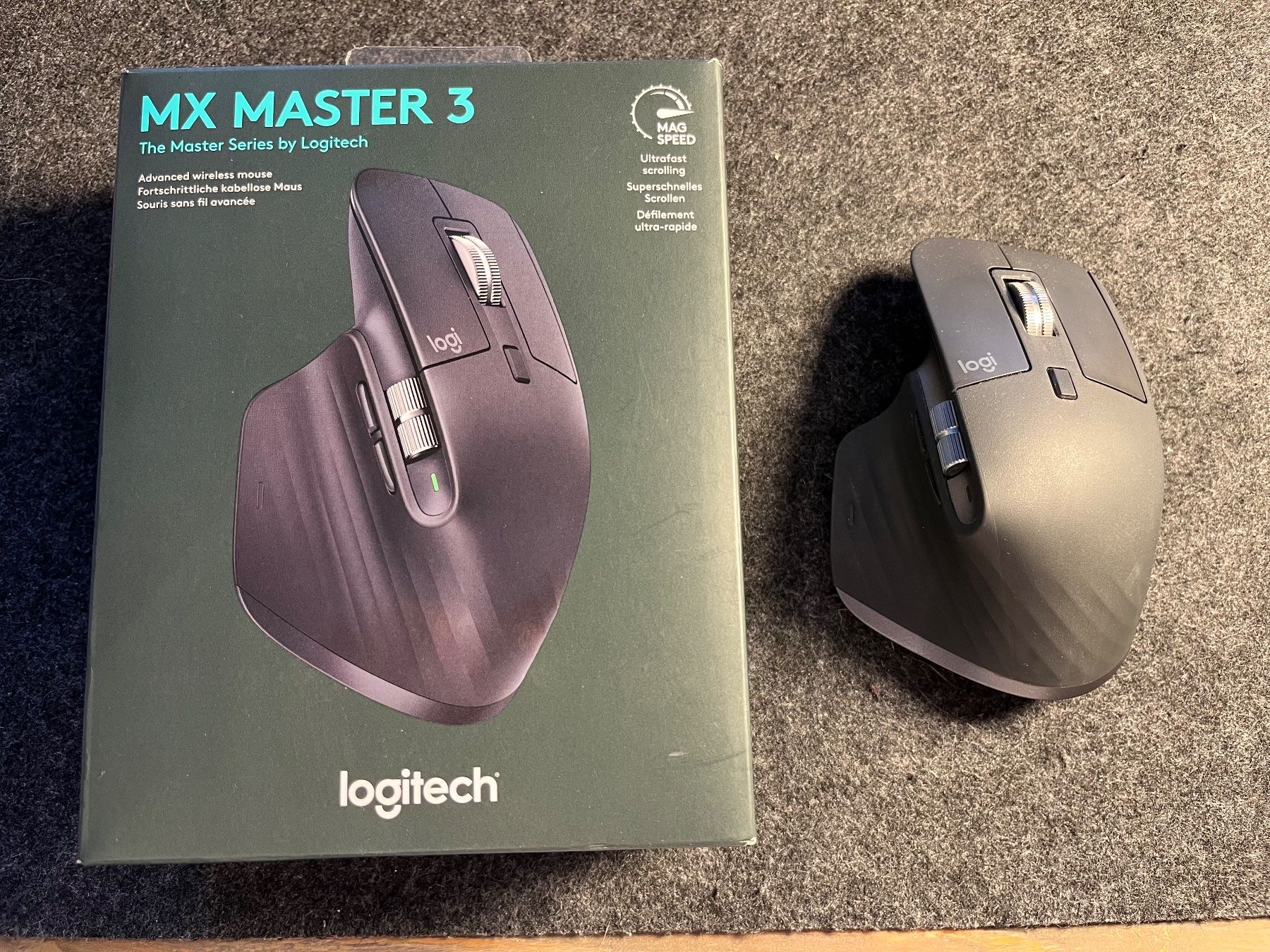 Logitech MX Master 3 – kabellose Maus – ohne USB-Dongle (Gebraucht) in ...