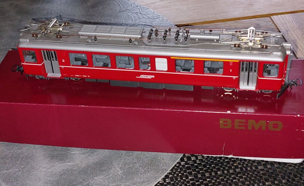BEMO 1265 134 - RhB TRIEBWAGEN ABe 4/4 - NEU OVP - H0m (Neu (gemäss ...