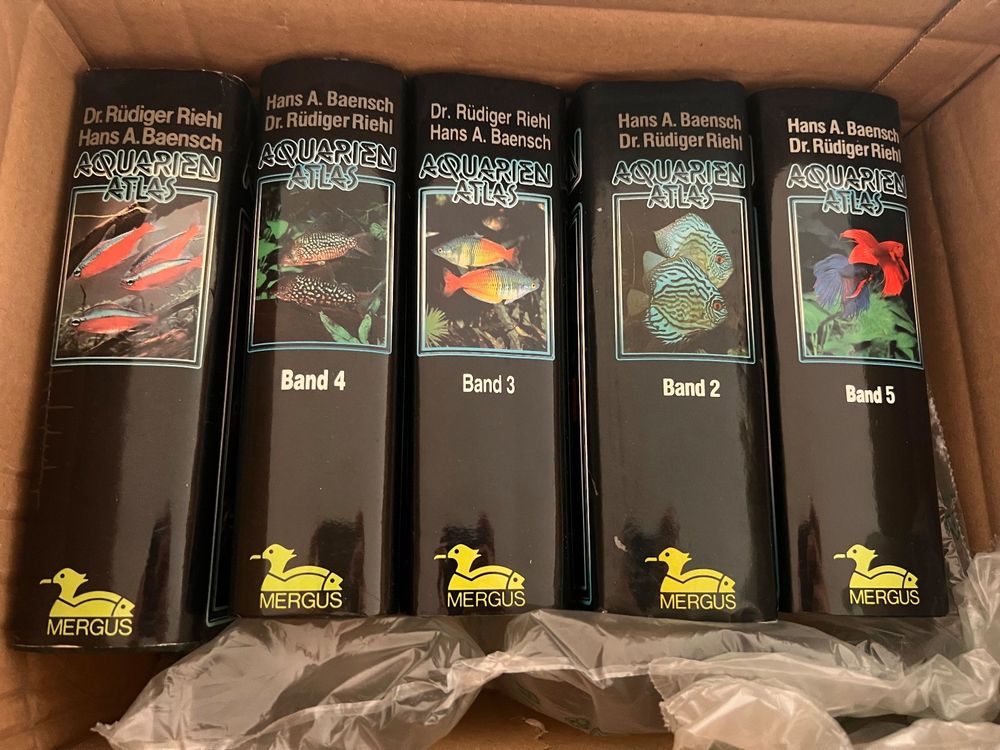 Mergus Aquarien Atlas 5 Bände komplett Set | Kaufen auf Ricardo
