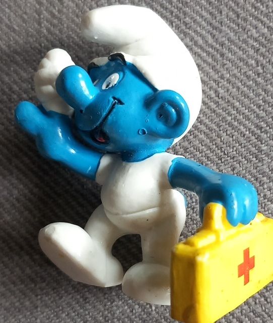 Schlumpf Sanitäter / Arzt Top Zustand Sammlerstück Rarität (Gebraucht ...
