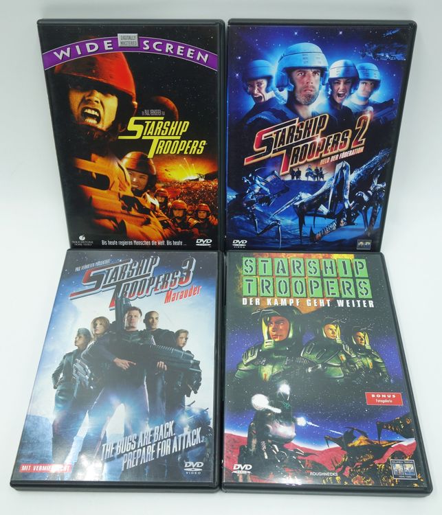 4 Starship Troopers DVDs 1-3 & Der Kampf Geht Weiter (Gebraucht) in Wil SG für CHF 29.9 – mit ...