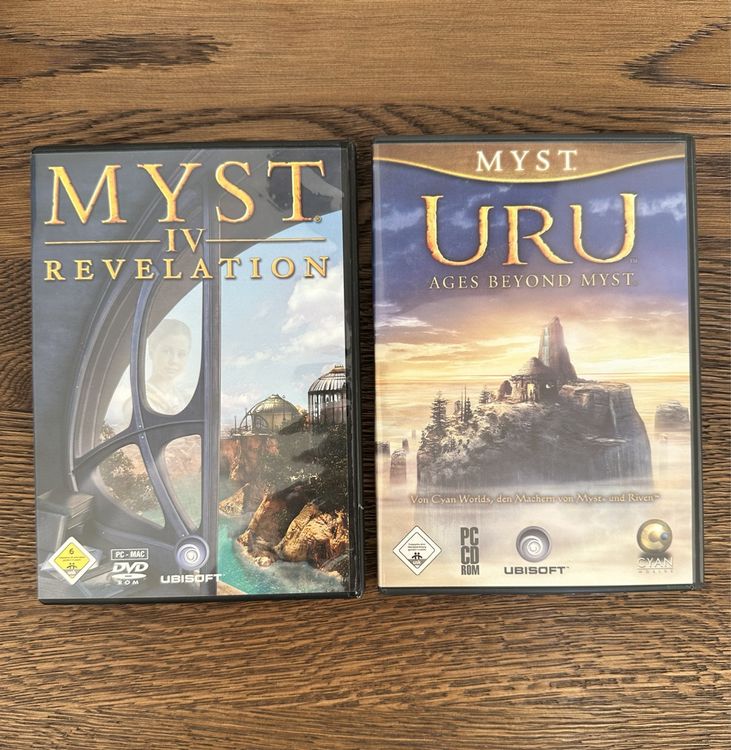 2 PC Spiele Myst IV Revelation + Myst Uru (Gebraucht) in Zürich für CHF ...
