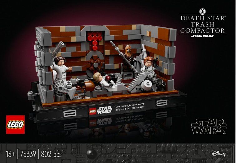 Lego 75339 Star Wars Müllpresse im Todesstern – Diorama NEU (Neu und ...