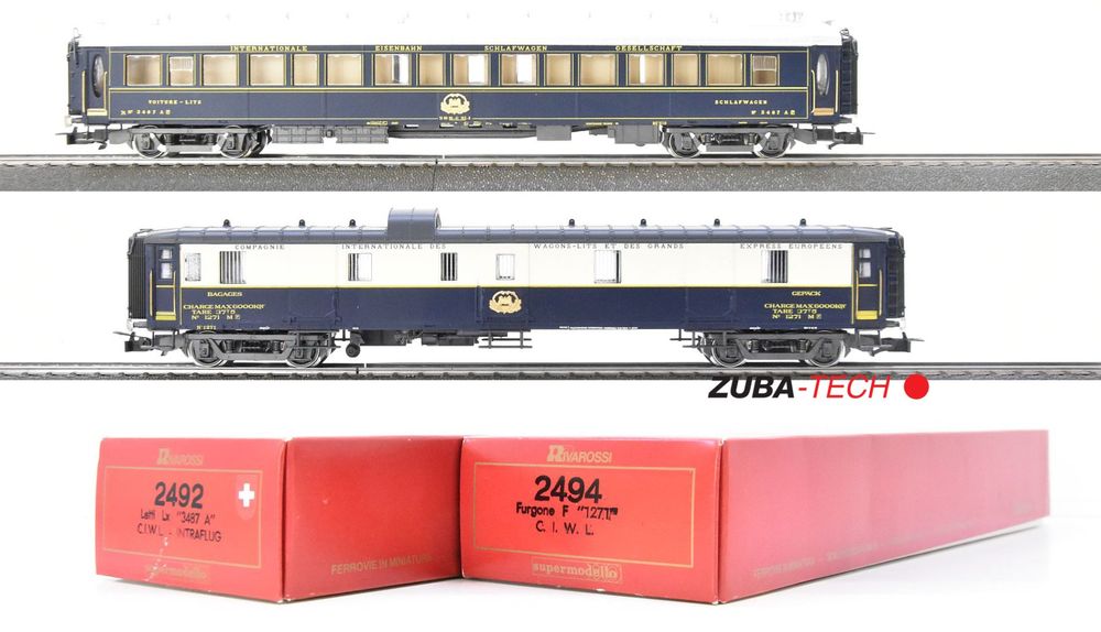 Rivarossi 2x Pullman-Personenwagen der CIWL H0 mit OVP | Kaufen auf Ricardo