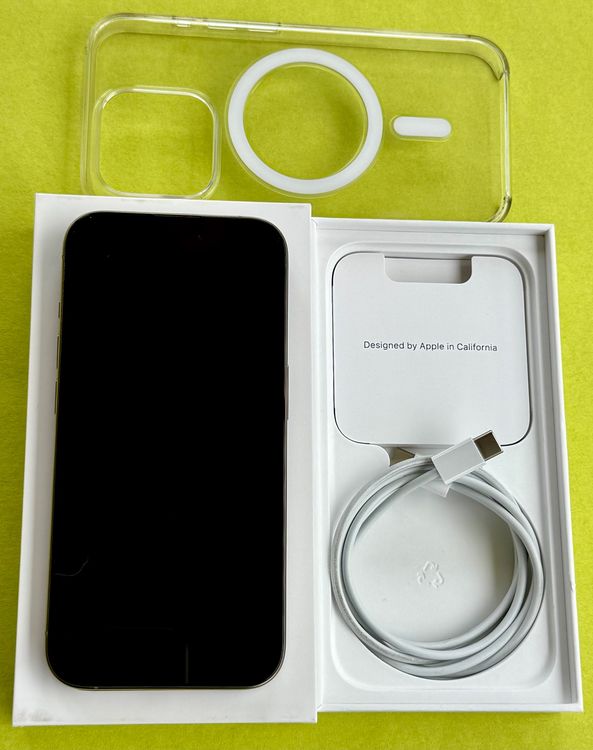 iPhone 15 Pro 256GB Natural Titanium ohne Kratzer (Gebraucht) in Wila für CHF 856 – mit ...