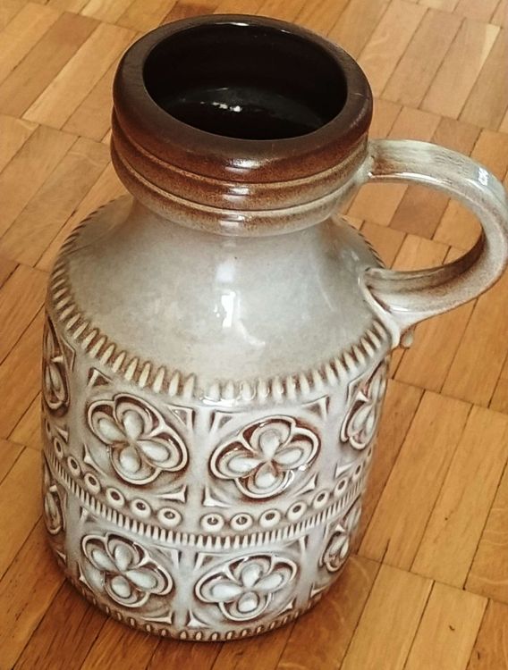 Vase - Bodenvase / Henkelvase mit Relief Dekor von Scheurich (Neu (gemäss Beschreibung)) in ...