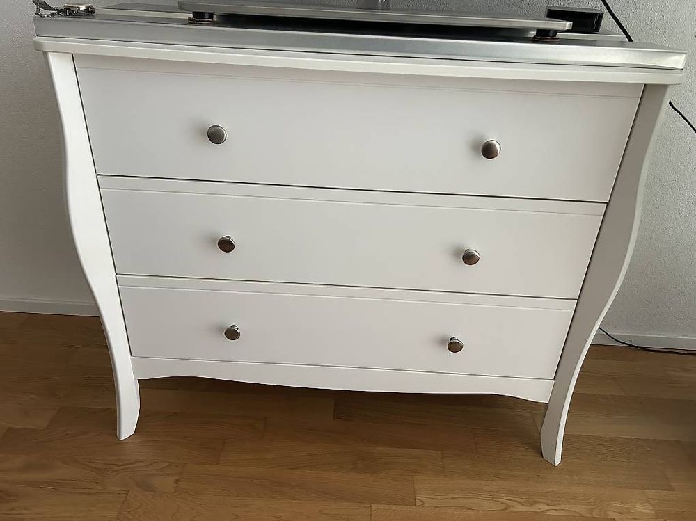 Elegantes Kommode Weiss Gebraucht Fotos